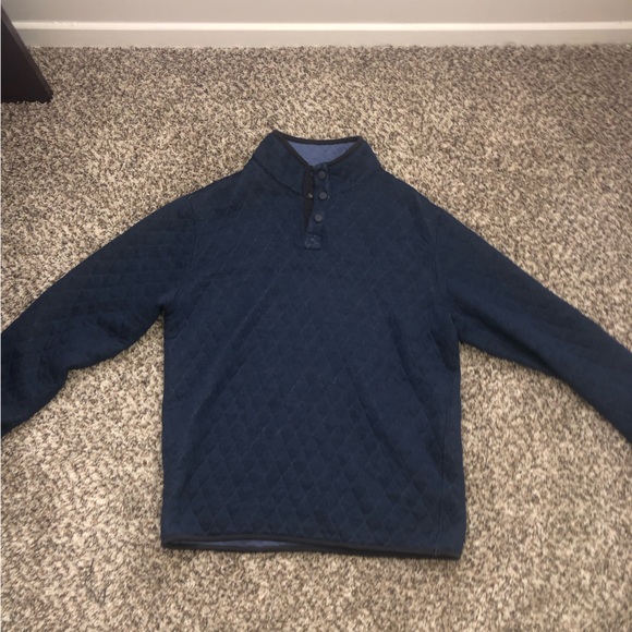 George | Sweaters | George Mens Quilted Dark Blue And Light Blue ...